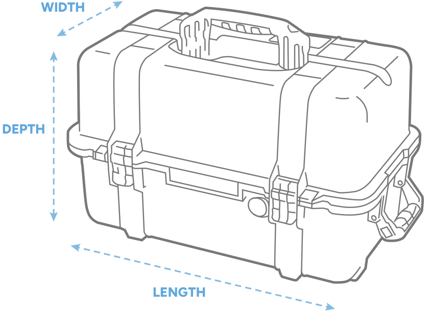 Peli 1460EMS Case - Free Next Day Delivery | Cases UK