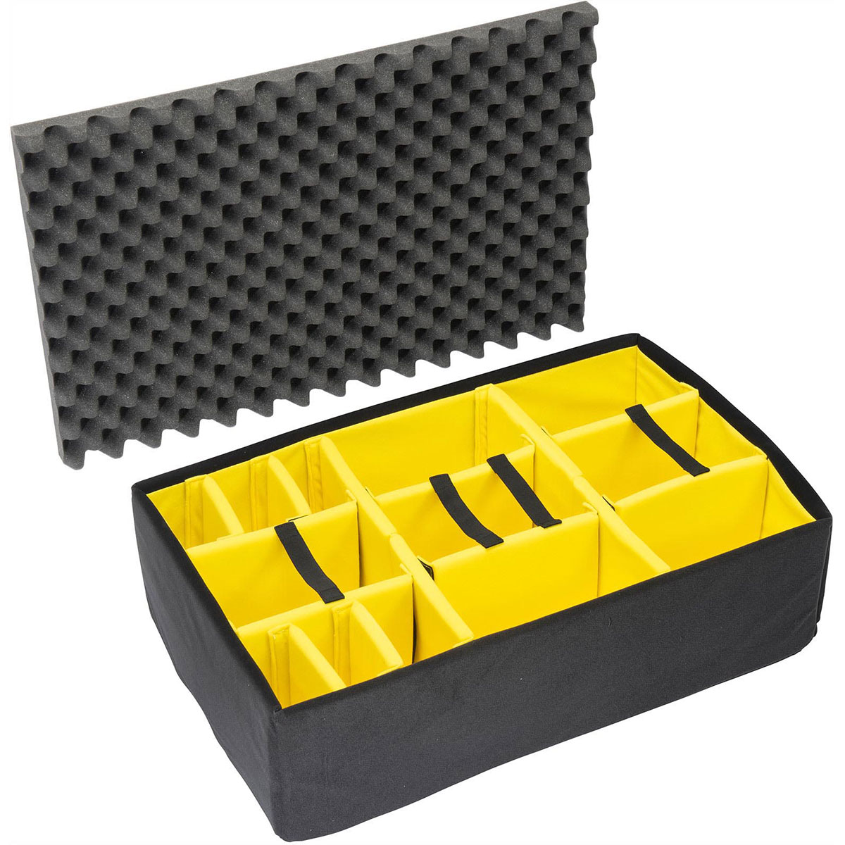 Peli 1650 Case Divider Set - Versatile Padded Protection